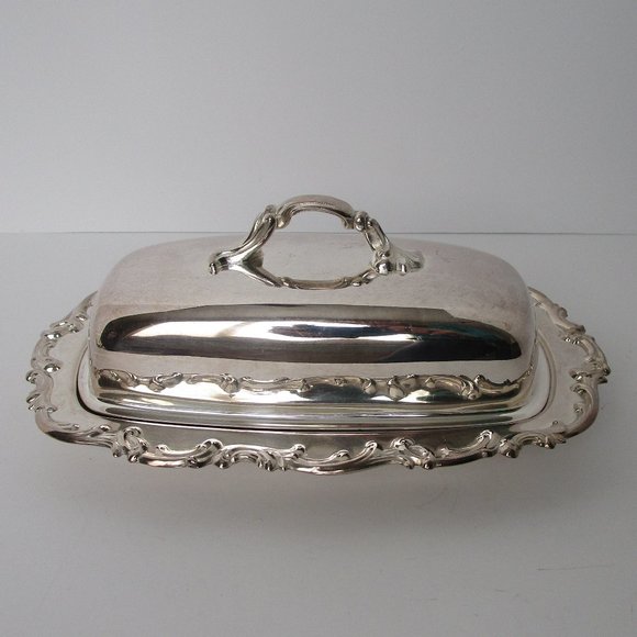 Alvin EP | Dining | Vintage Silver Plate Butter Covered Dish | Poshmark